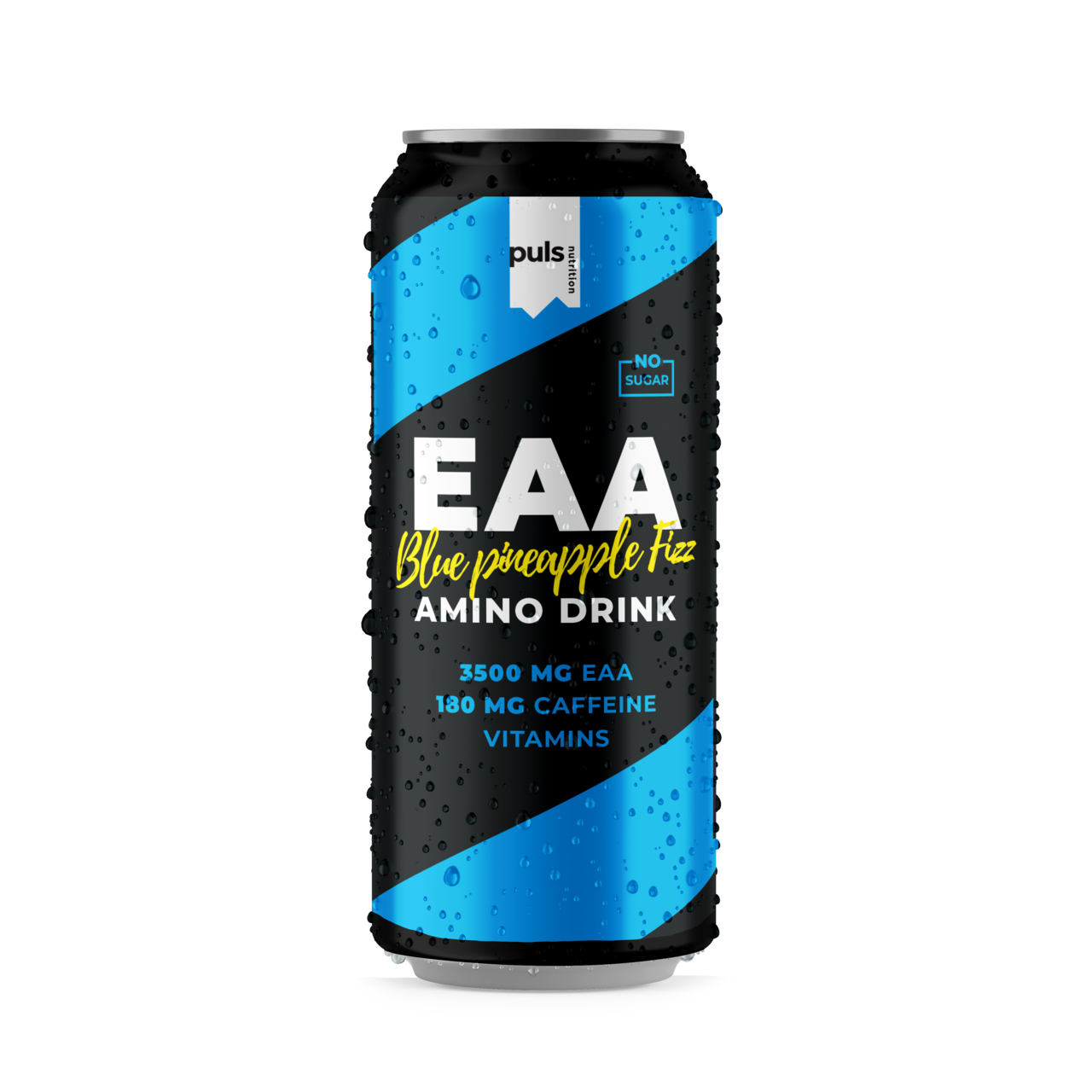 EAA Energiajuoma Blue pineapple fizz 330 ml – PULS Nutrition